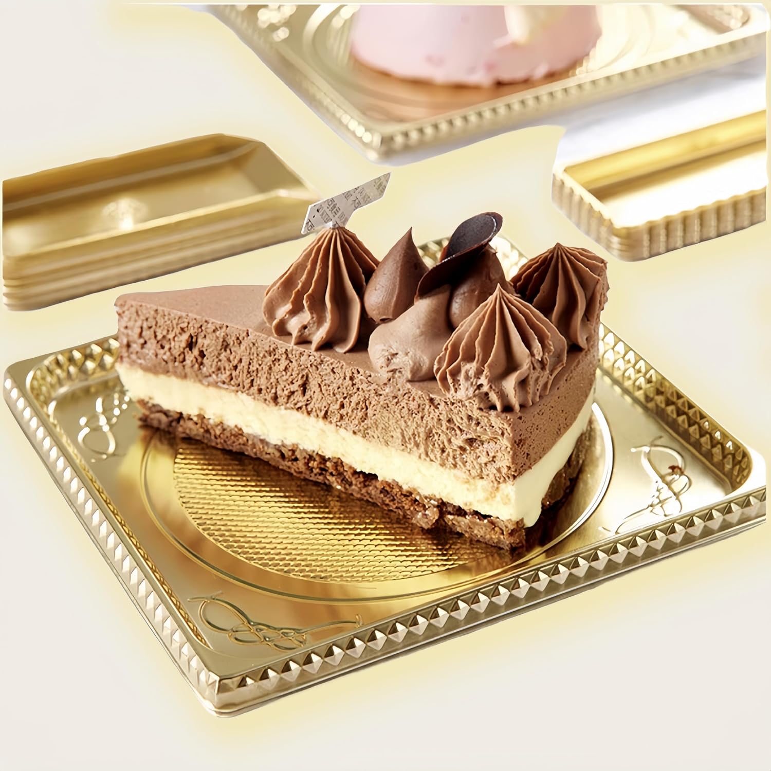 Amazon.com: 4 Inches Mini Cake Boards stands Square 30pcs/PACK ...
