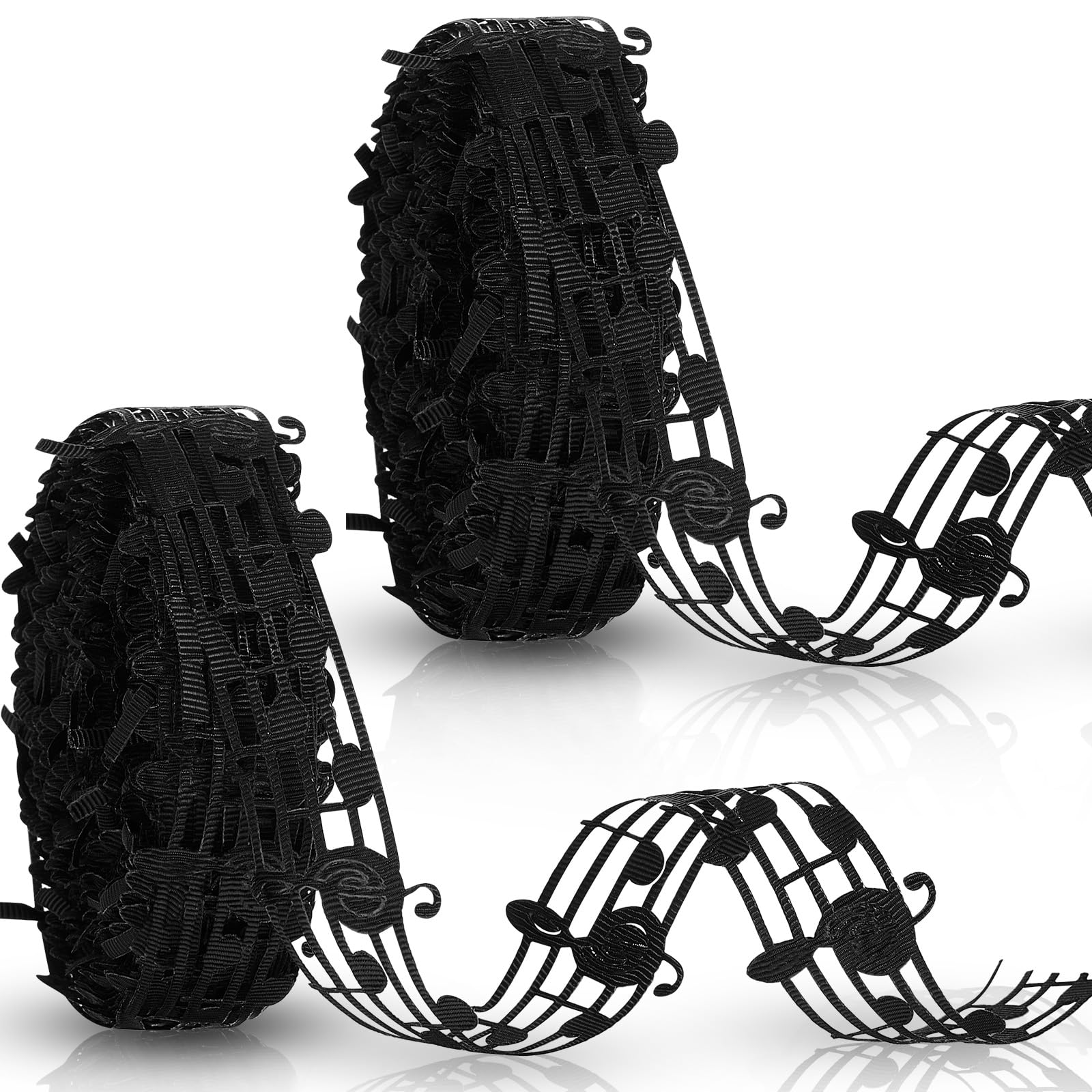 Amazon.com: Shappy 20 Yards 28 mm Hollow Music Note Ribbon Cut Out ...