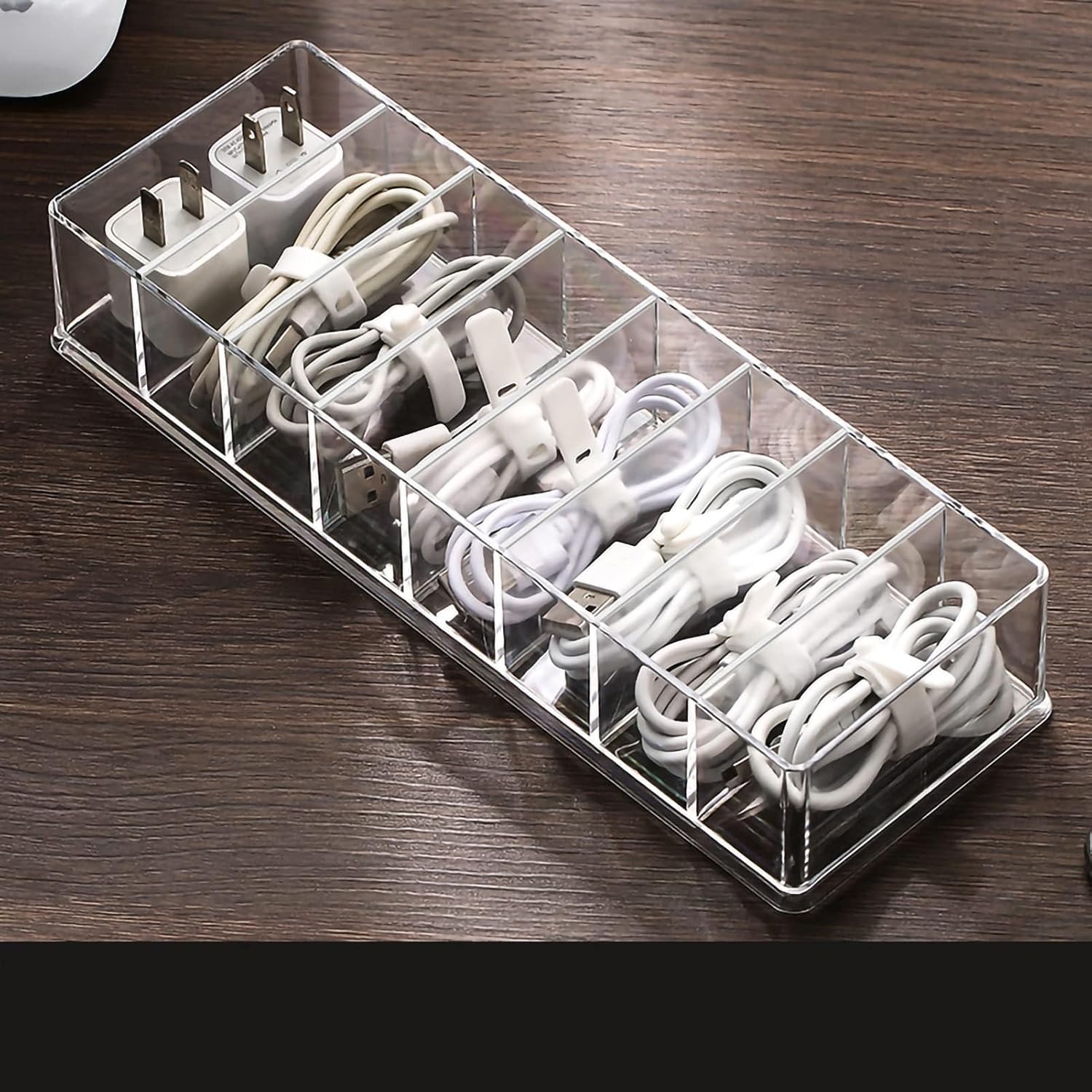 Amazon.com: HERCHR Electronic Organizer Travel Case, 8 Sections Cable ...