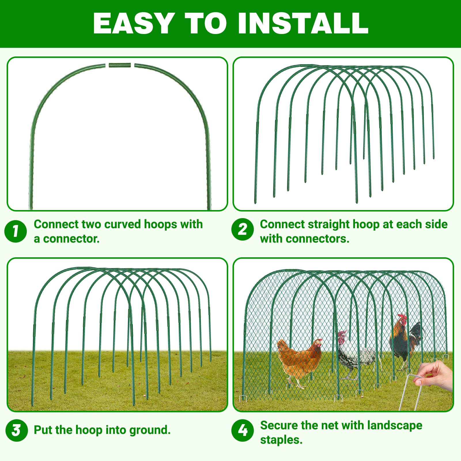 Chicken Made With Pipe Tunnel How To Build A Low Tunnel The Seasonal