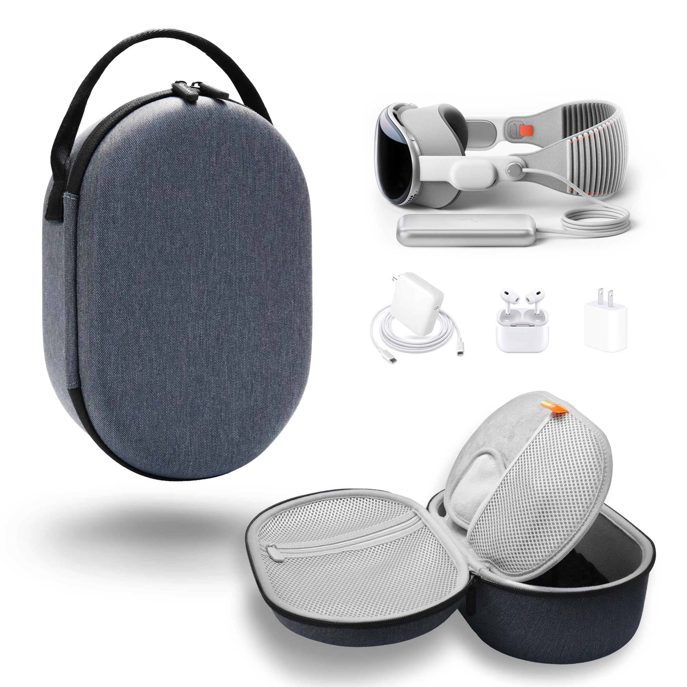 Snapklik.com : CaseSack Case For Apple Vision Pro, All In One Portable ...