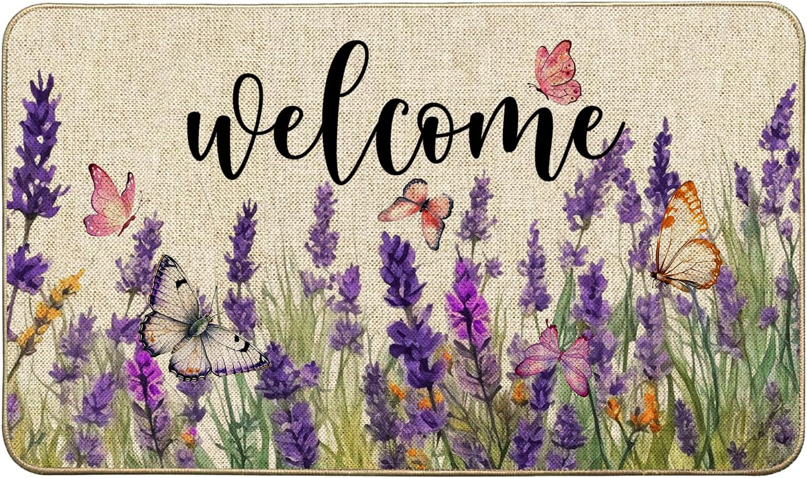 Amazon.com: Coco Coir Mat, Welcome Home Doormat Tile Letters, Nonslip ...