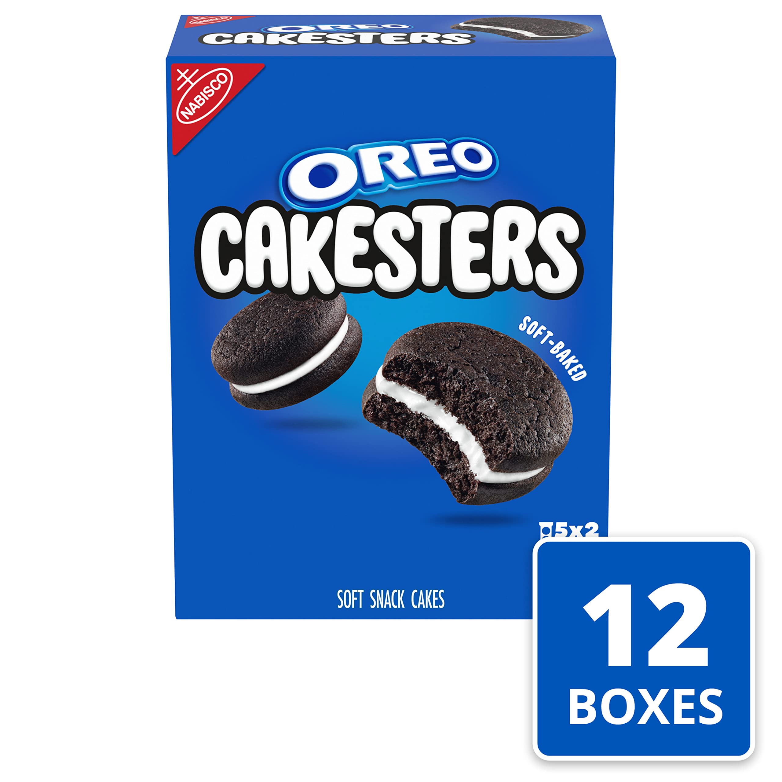 Snapklik.com : OREO Cakesters Soft Snack Cakes, 12 - 5 Count Packs