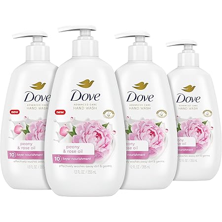 Amazon.com : Dove Foaming Hand Wash Lavender & Rice Milk Pack of 4 ...