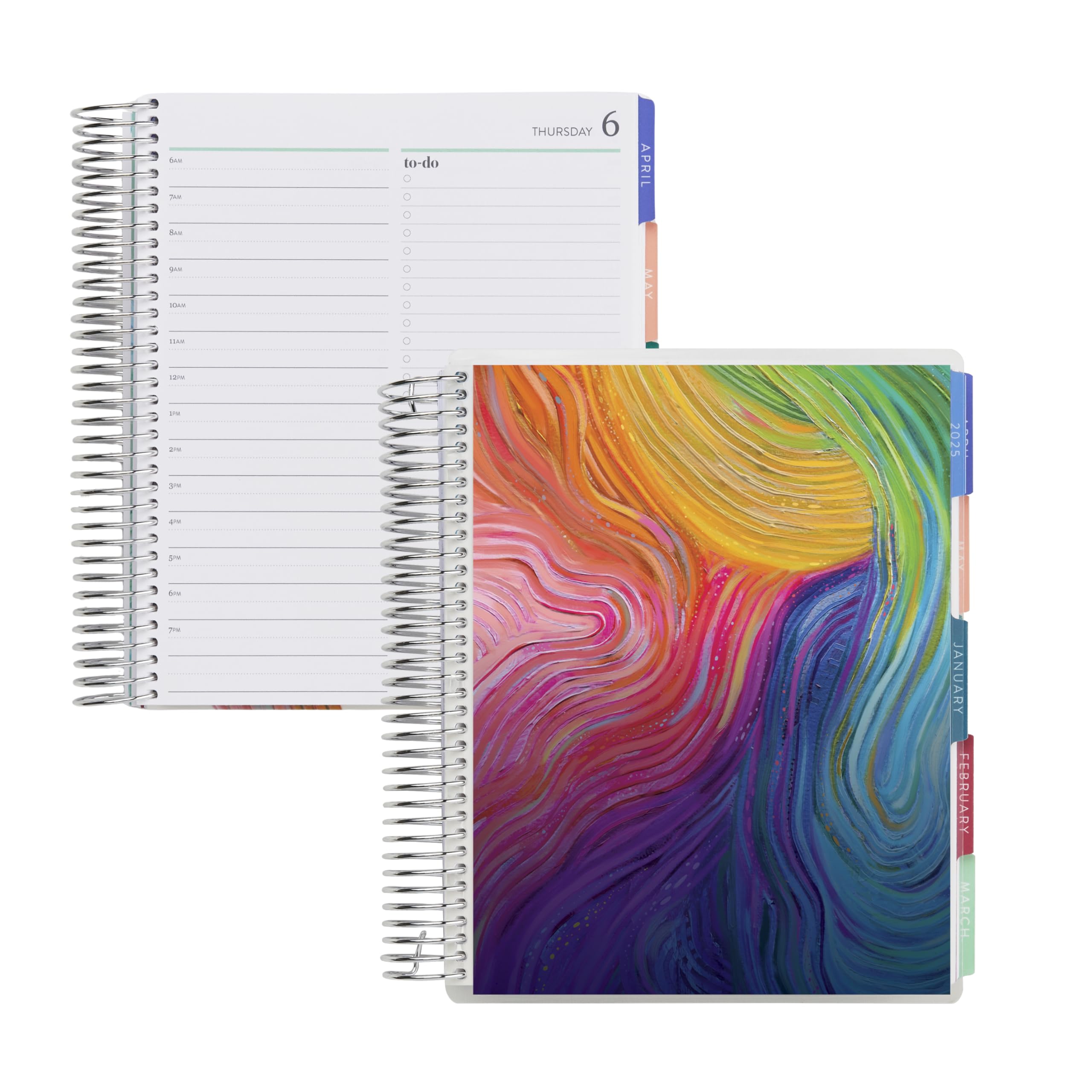 Amazon.com : Erin Condren 12-Month Spiral Daily Life Planner Duo (Jan ...
