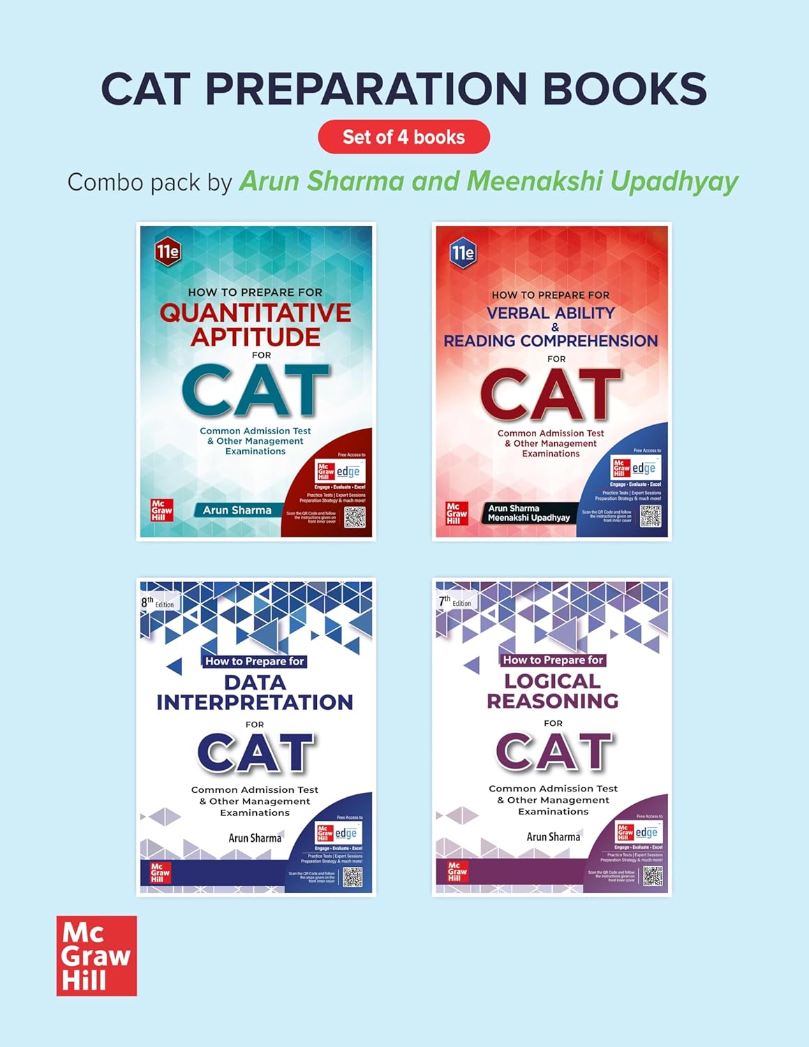 Buy Arun Sharma CAT Combo/Bundle - Quantitative Aptitude + Verbal ...