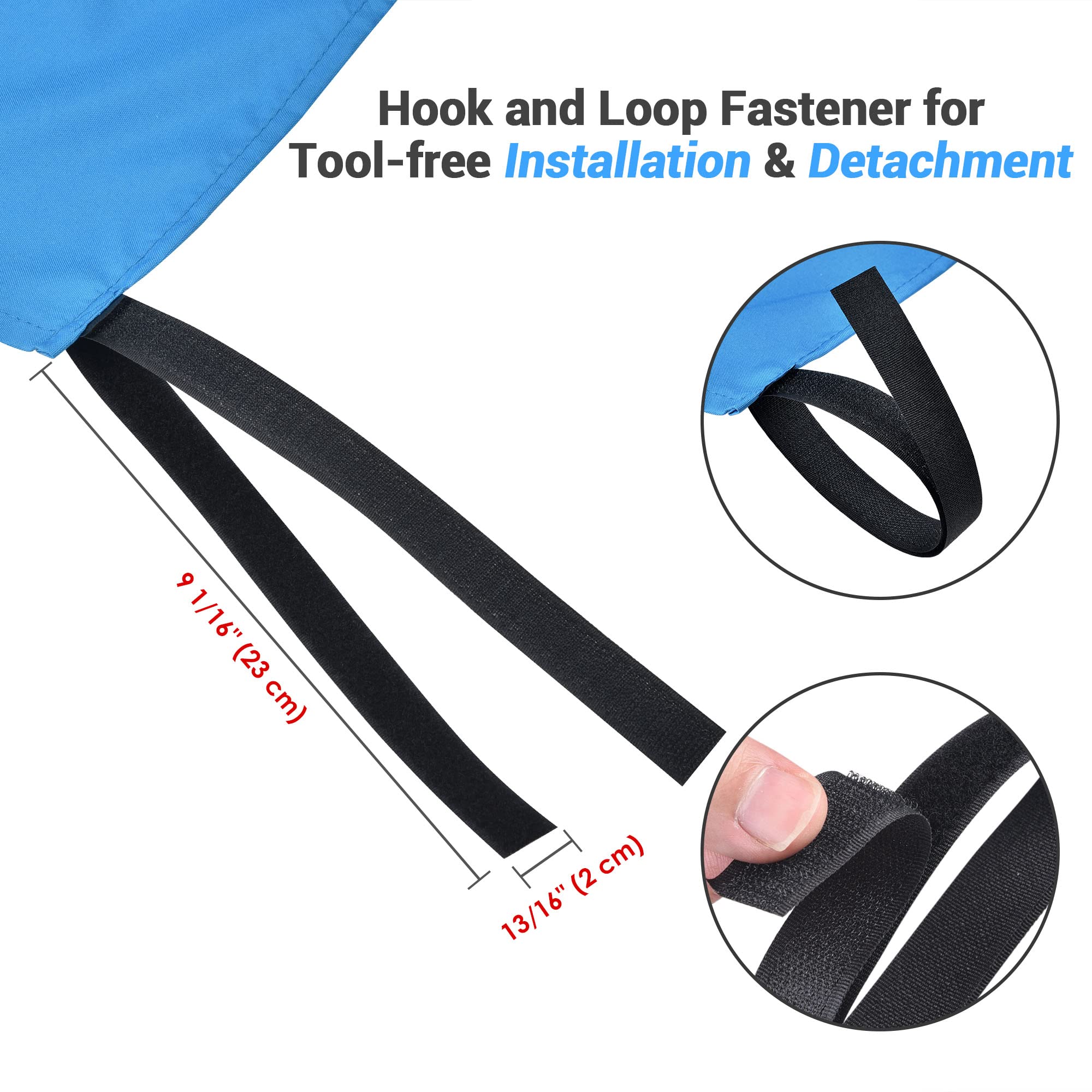 Snapklik.com : 43"x90" Swing Set Kindergarten Replacement Tarp UV ...