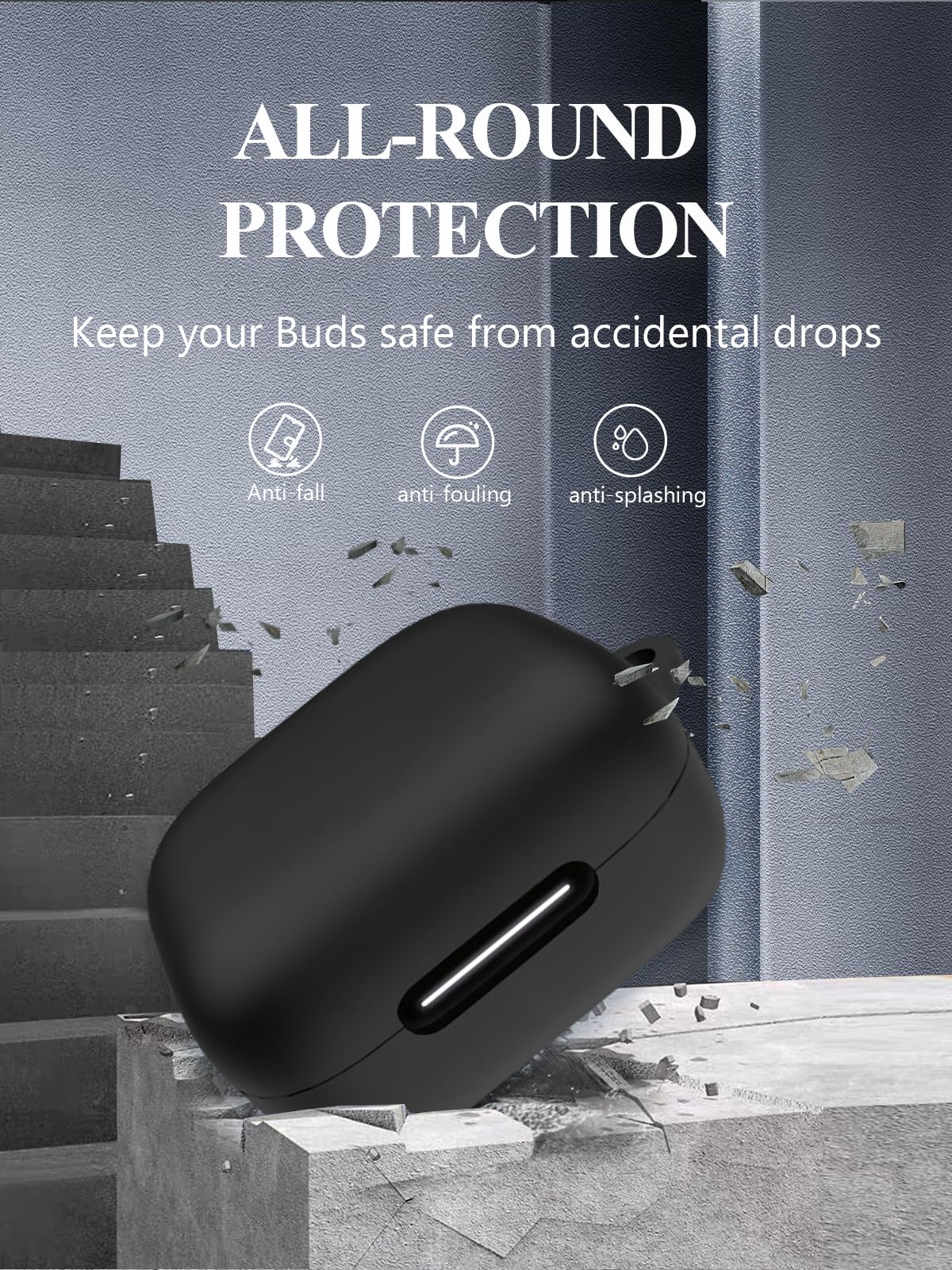 Snapklik.com : Case For Soundcore By Anker P30i Earbuds, Soft Silicone ...