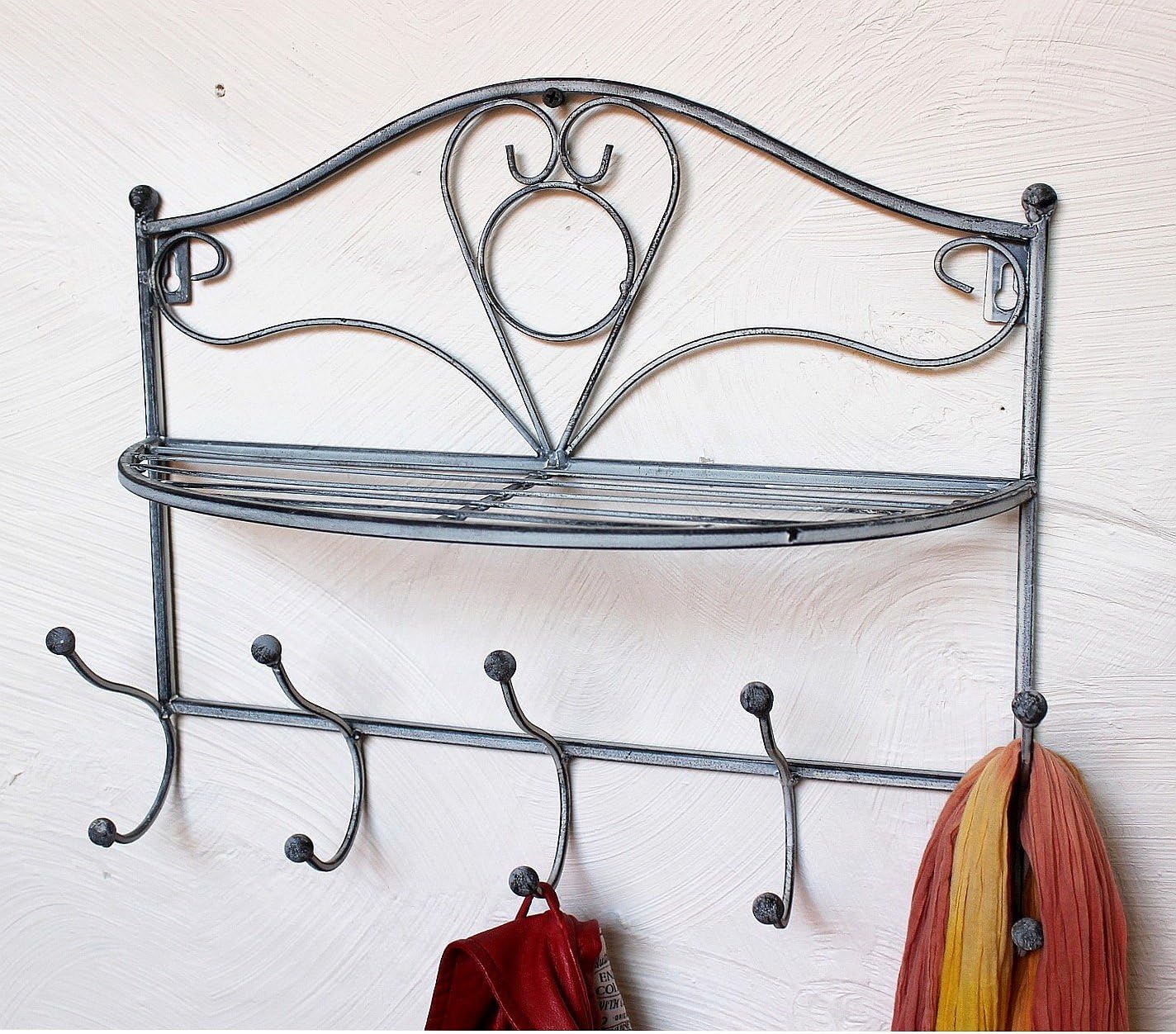 DanDiBo Wandgarderobe Vintage mit Ablage Garderobe Wand 20122 38 cm ...