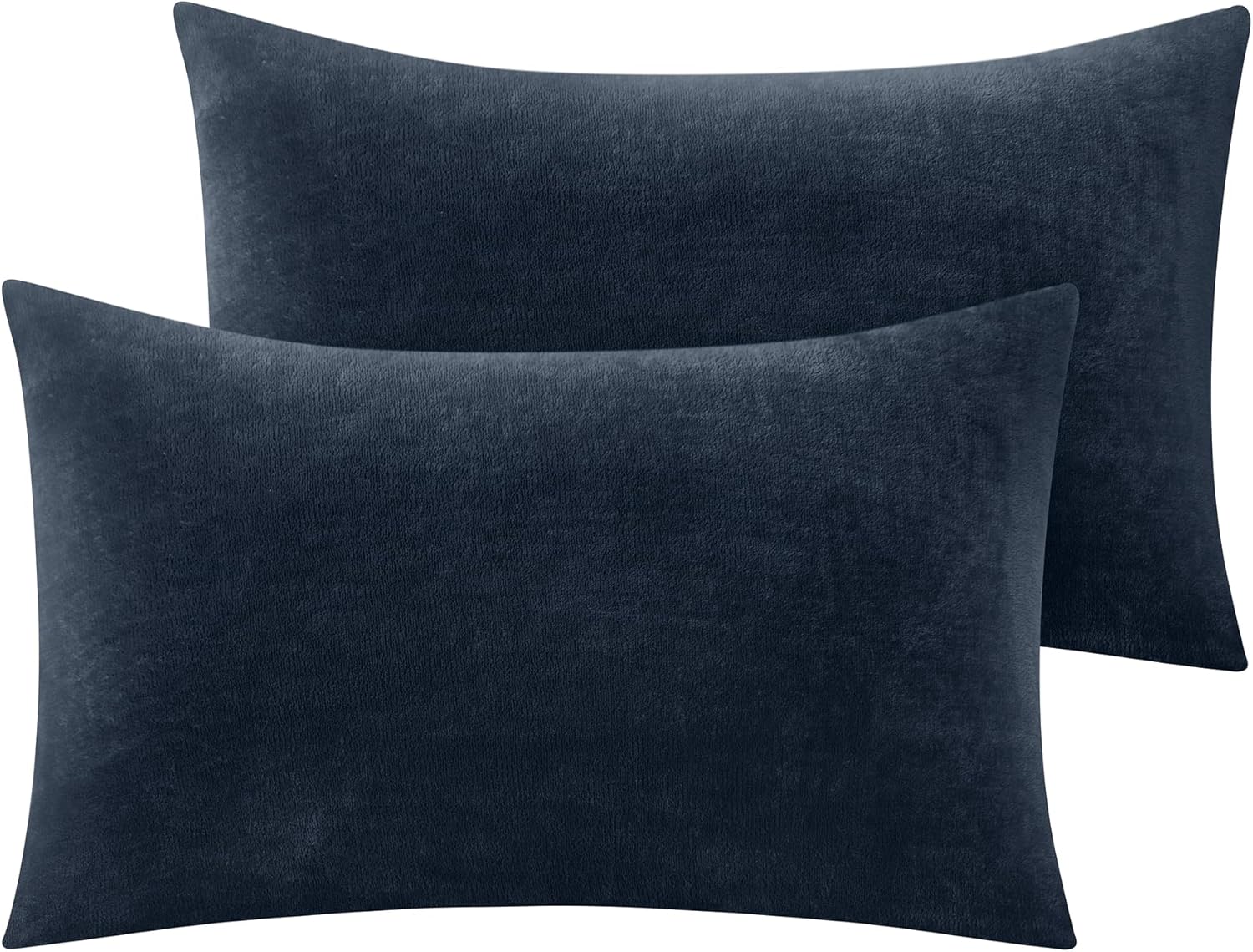 Amazon.com: BEDELITE Flannel Pillowcases Standard Set of 2, Super Soft ...