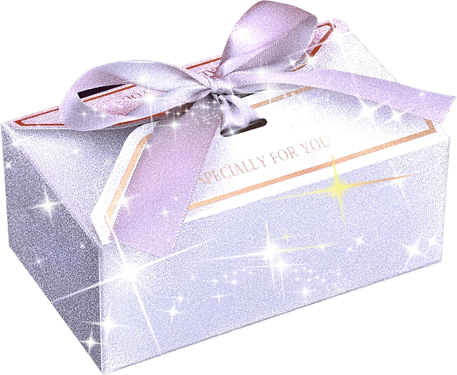 Amazon.com: Pack of 25 Silver Candy Boxes Bling Glitter, Favor Boxes 4. ...