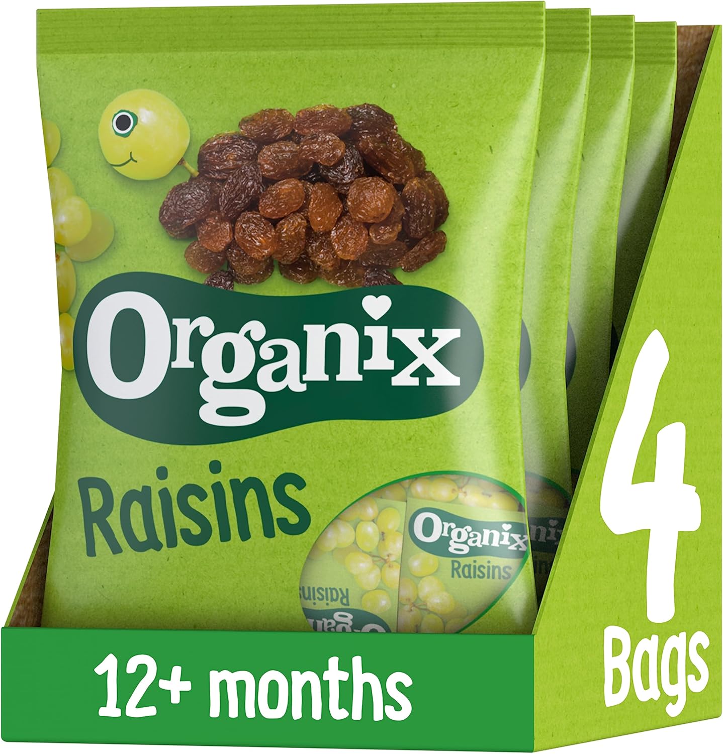 Organix Organic Raisins Mini Boxes Pack of 4 : Buy Online at Best Price ...