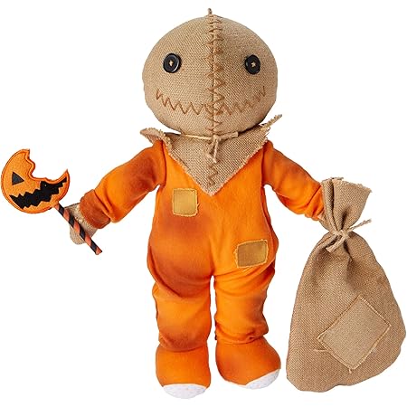 Amazon.com: Spirit Halloween Light-Up Sitting Sam Trick 'r Treat Doll ...