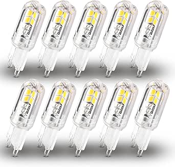 Xyanmc G9 T4 LED Bulbs 20W Replacement, Natural White 4000K, G9 Bi-Pin ...