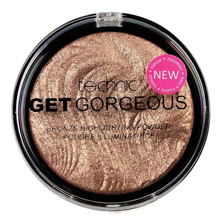 Amazon.com : Technic Get Gorgeous Bronzing Highlighting Powder 12g ...