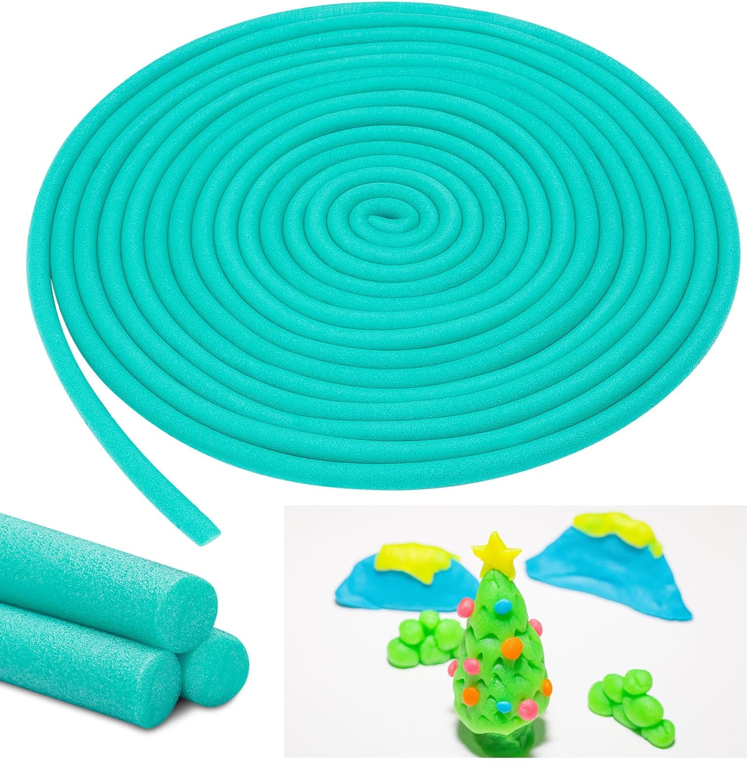 Amazon.com: Frienda 5/8 Inch x 40ft Noodle Rope Craft Foam Pool Noodles ...