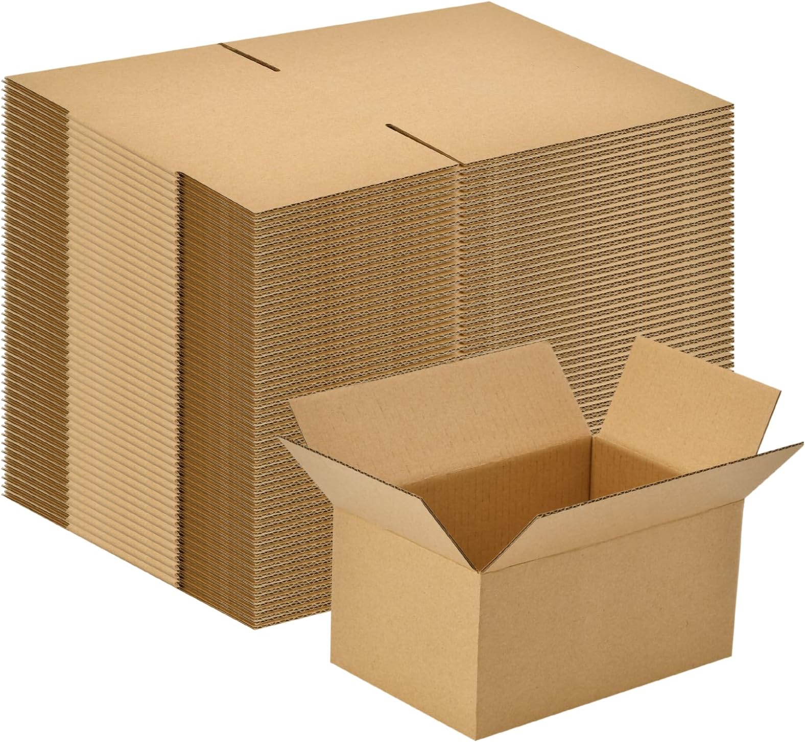 Amazon.com: RongYangTong 50 Pack 6x4x3 Inches Brown Corrugated Mailer ...