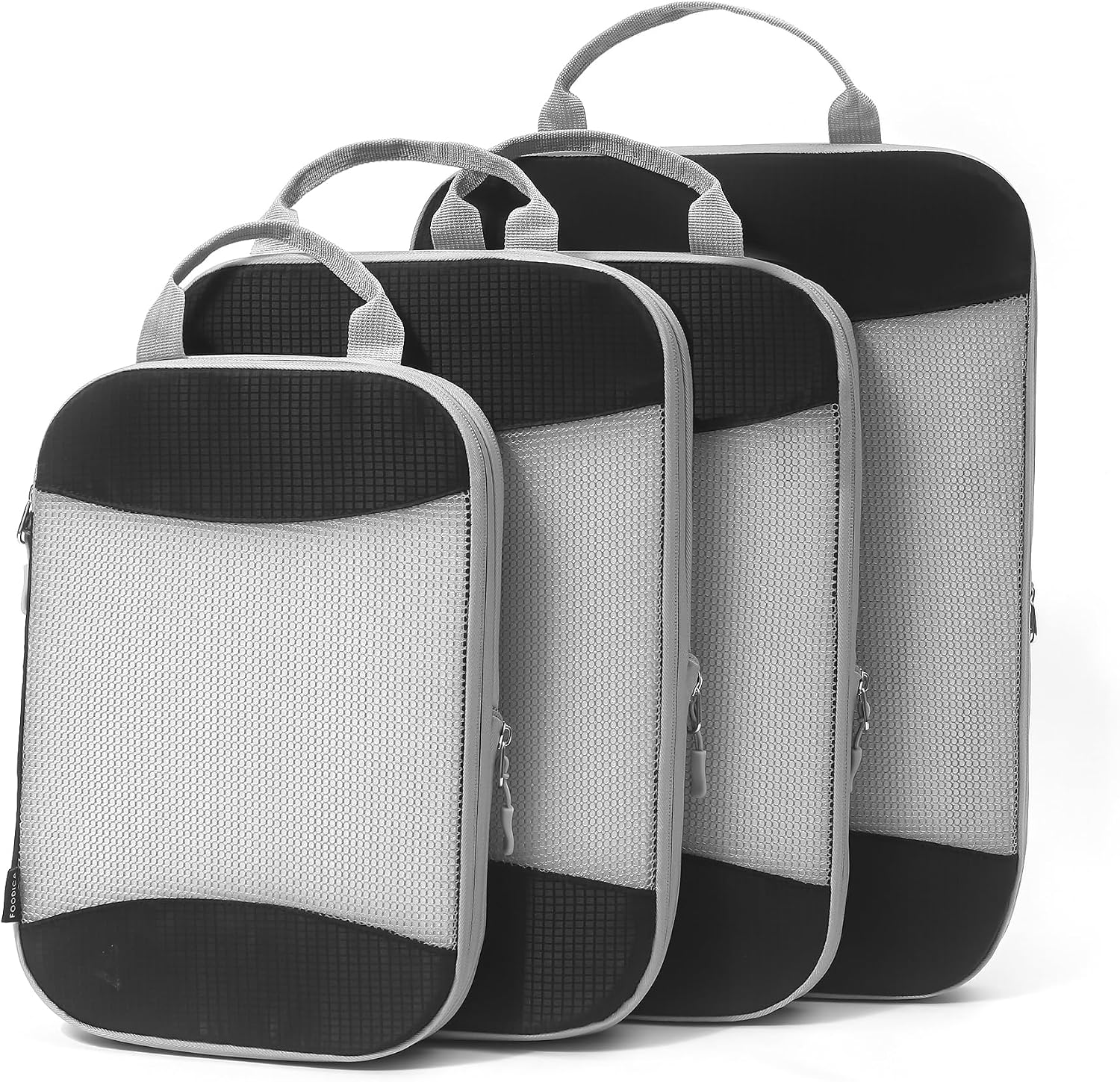 Amazon.com: Foodica 4 Packs Compression Packing Cubes for Travel ...
