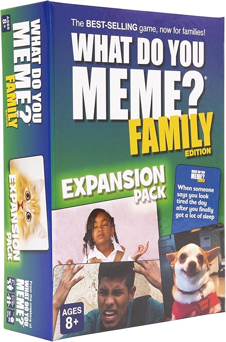 Amazon.com: WHAT DO YOU MEME? Family Edition Expansion Pack #1 ...