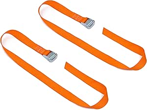 PowerTye Heavy-Duty Lashing Straps – 1.5in x 4ft Cam Buckle Continuous ...