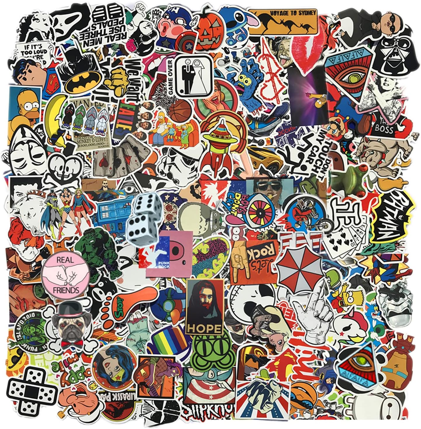 Autocollant Marque 251 pièces Stickers Supreme Sticker Geek Stickers ...