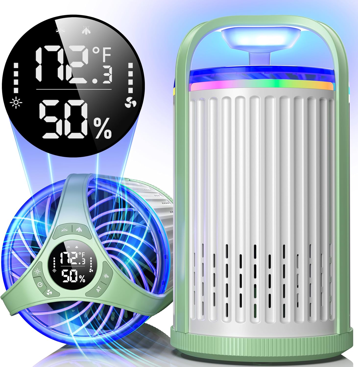 Amazon.com : Fly Trap Indoor, 3-in-1 Fruit Fly Trap, Gnat Killer, Moth ...