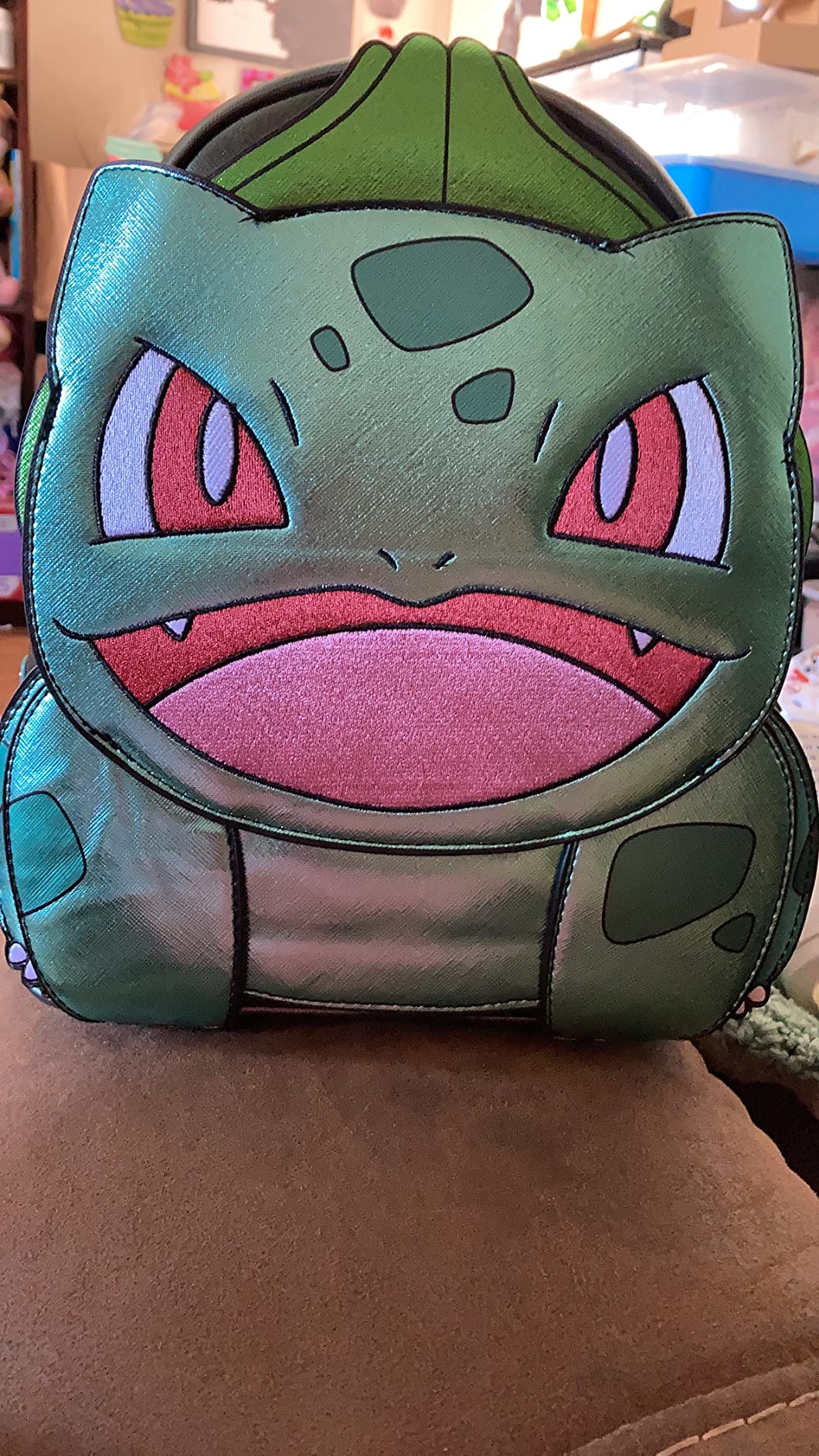 $9/mo - Finance Loungefly Pokemon Metallic Bulbasaur Womens Double ...