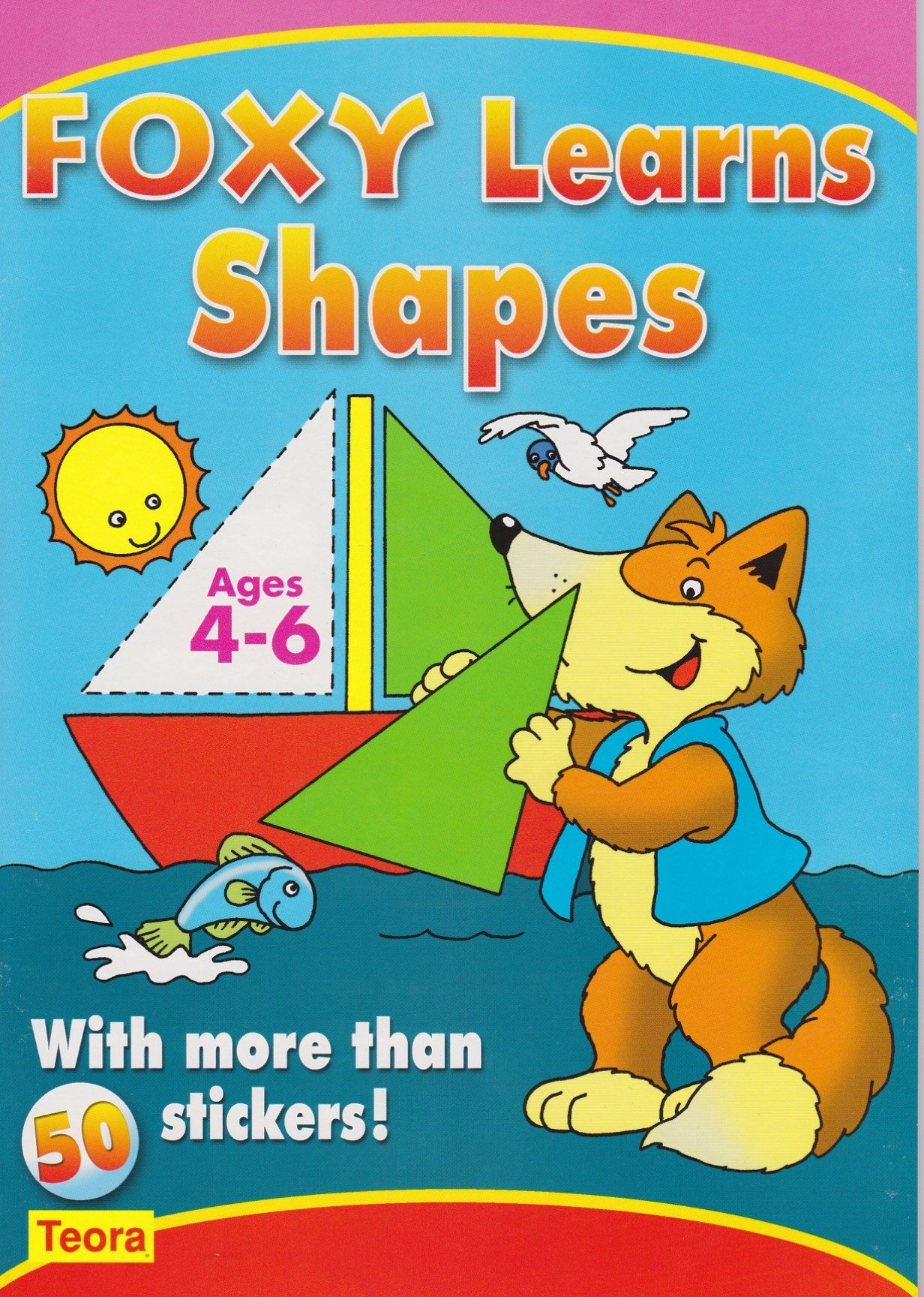 Preschool Sticker Activity book: Foxy Learns Shapes: Teora USA, Roger ...