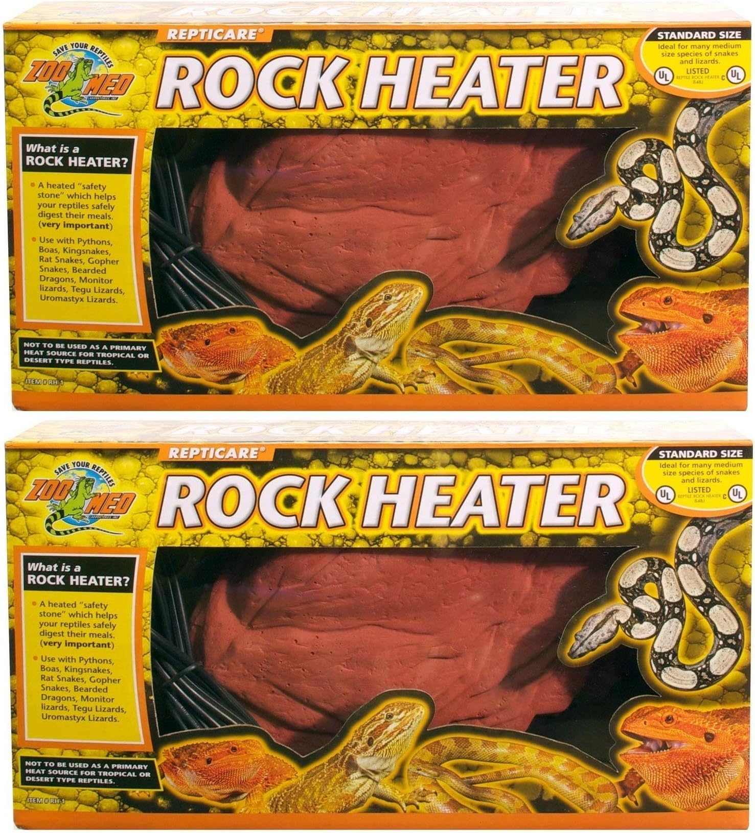 Zoo Med 2 Pack of ReptiCare Rock Heaters, Mini, 5 Watt : Amazon.ca: Pet ...