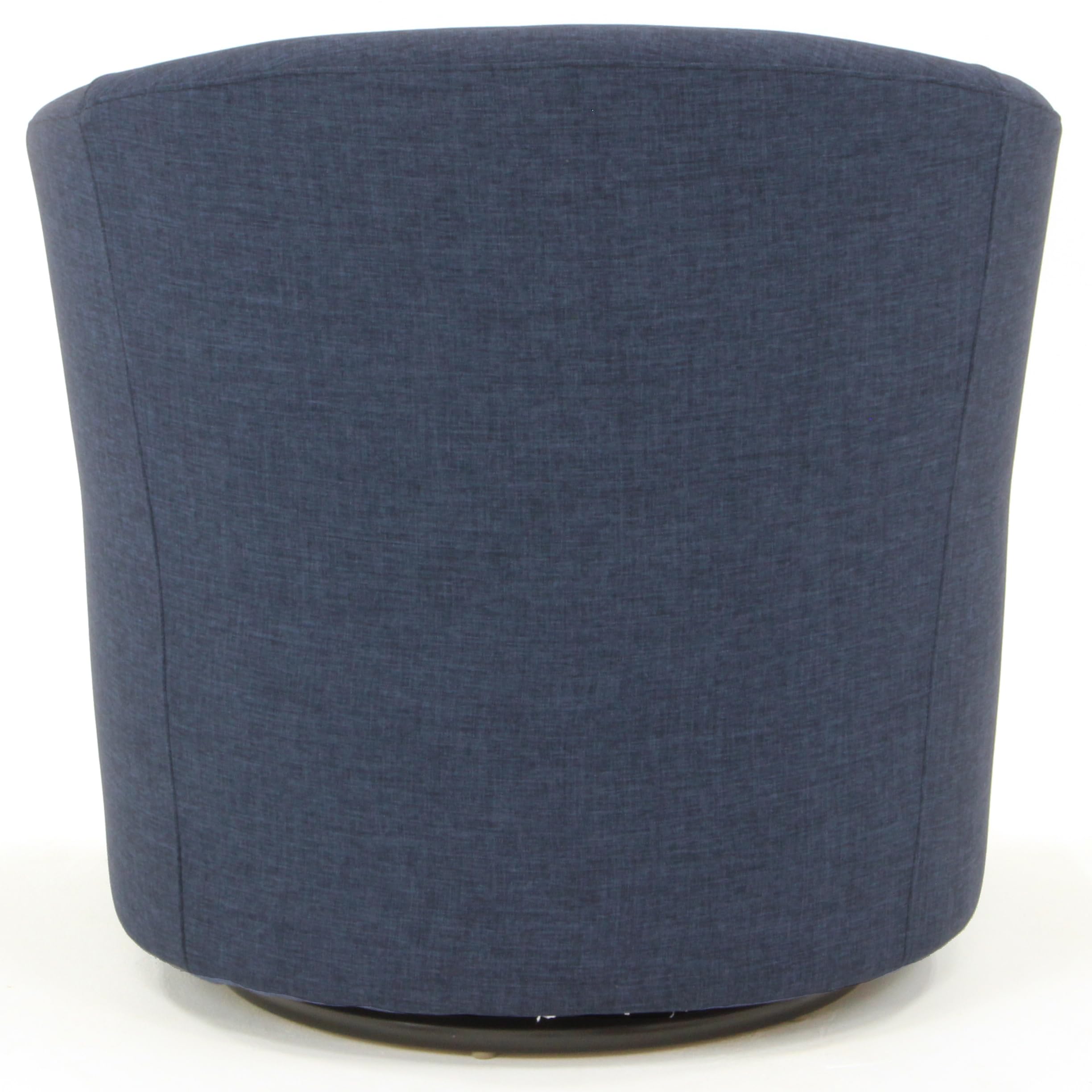 Parker Lane Windsor Swivel Accent Chair, Medium, Jitterbug Navy