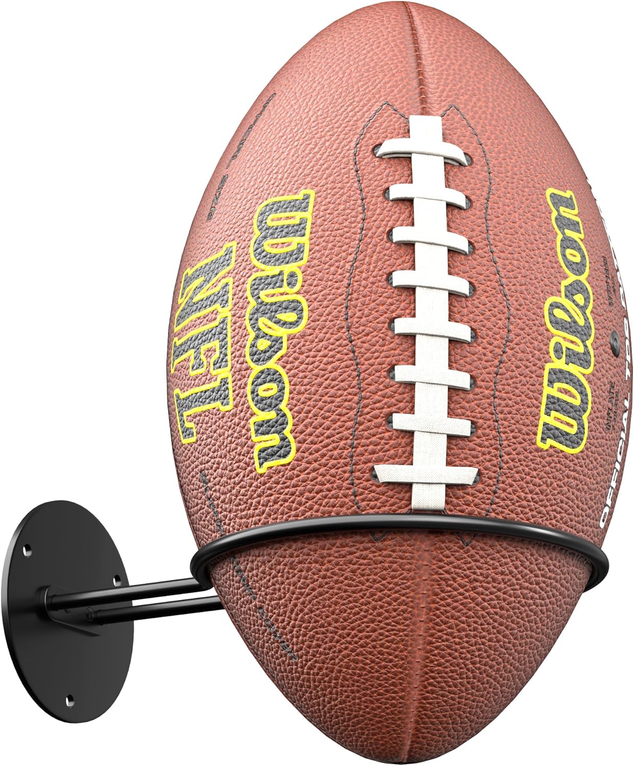 Ball Display Holder Wall Mount: Black Storage Rack for Basketball ...