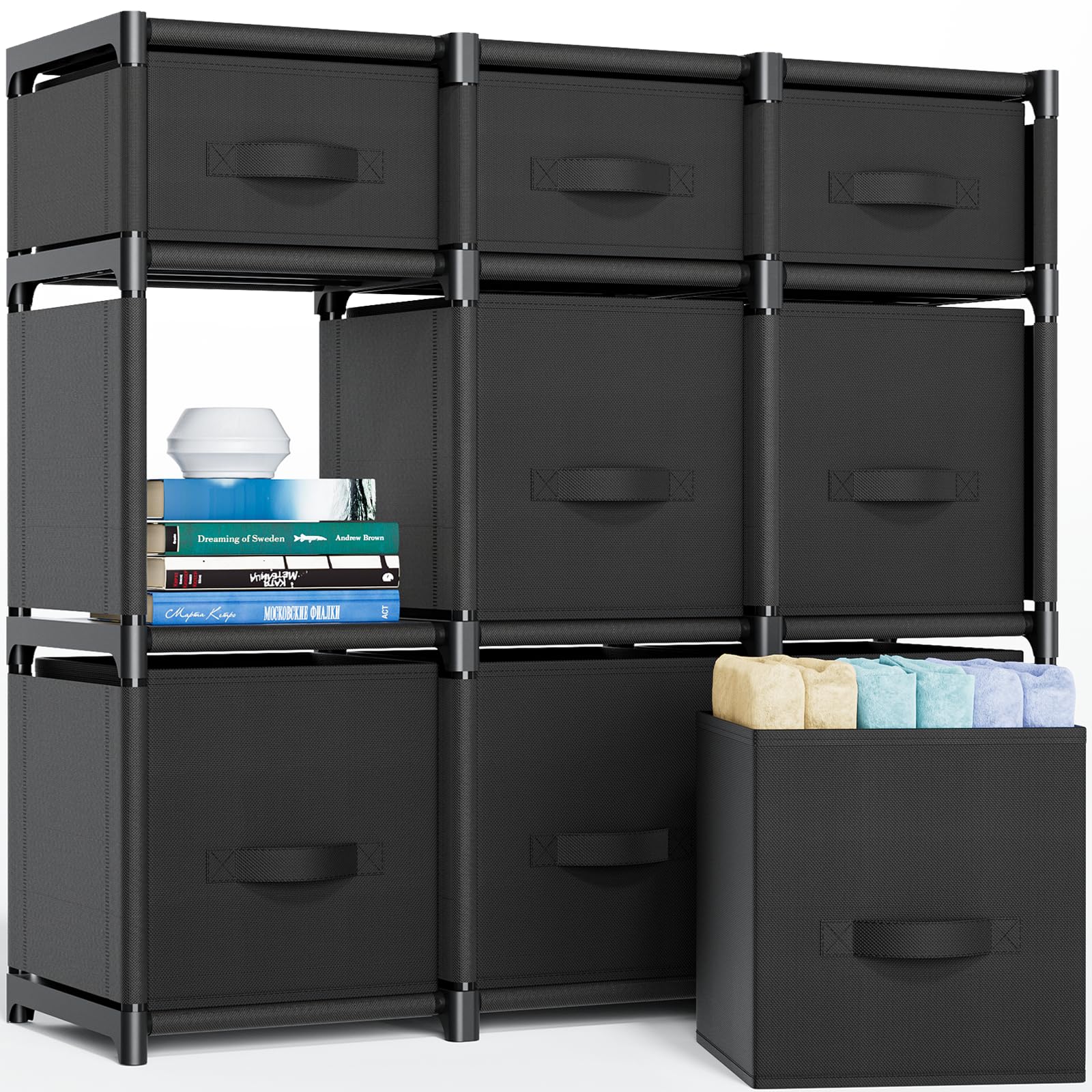 Mavivegue 9 Cube Storage Organizer, Closet Organizers and Storage, Cube ...