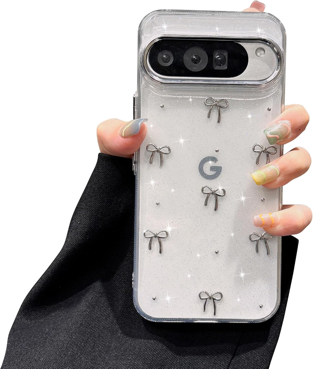 Amazon.com: EYZUTAK Case for Google Pixel 9 Pro XL, Bling Glitter 3D ...