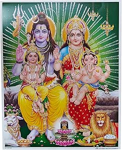 Amazon.com: Rastogi Handicraft Best Of Indian Reprint Hindu God Poster ...