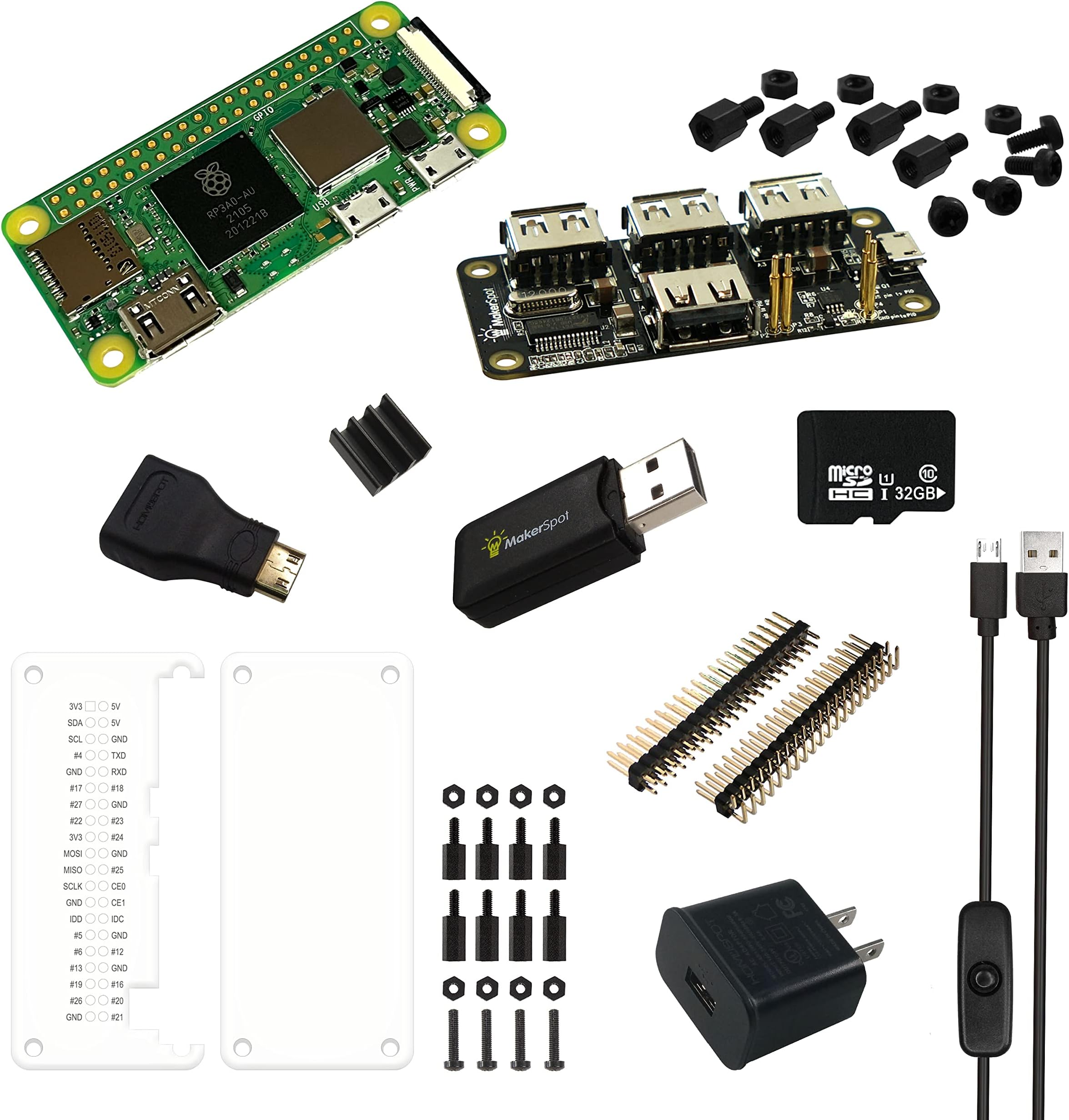 Raspberry Pi Zero 2 W (sans fil/Bluetooth) 2021 RPi Zero 2 W : Amazon ...