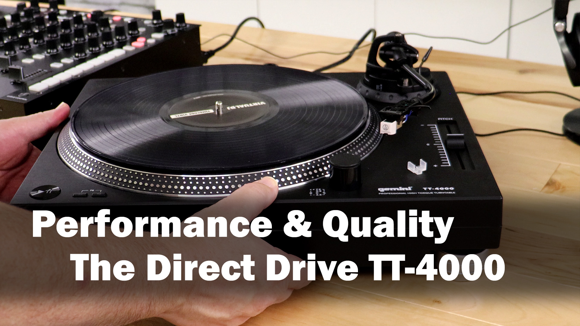 Watch Gemini Sound TT-4000 Professional Direct-Drive DJ Turntable on ...