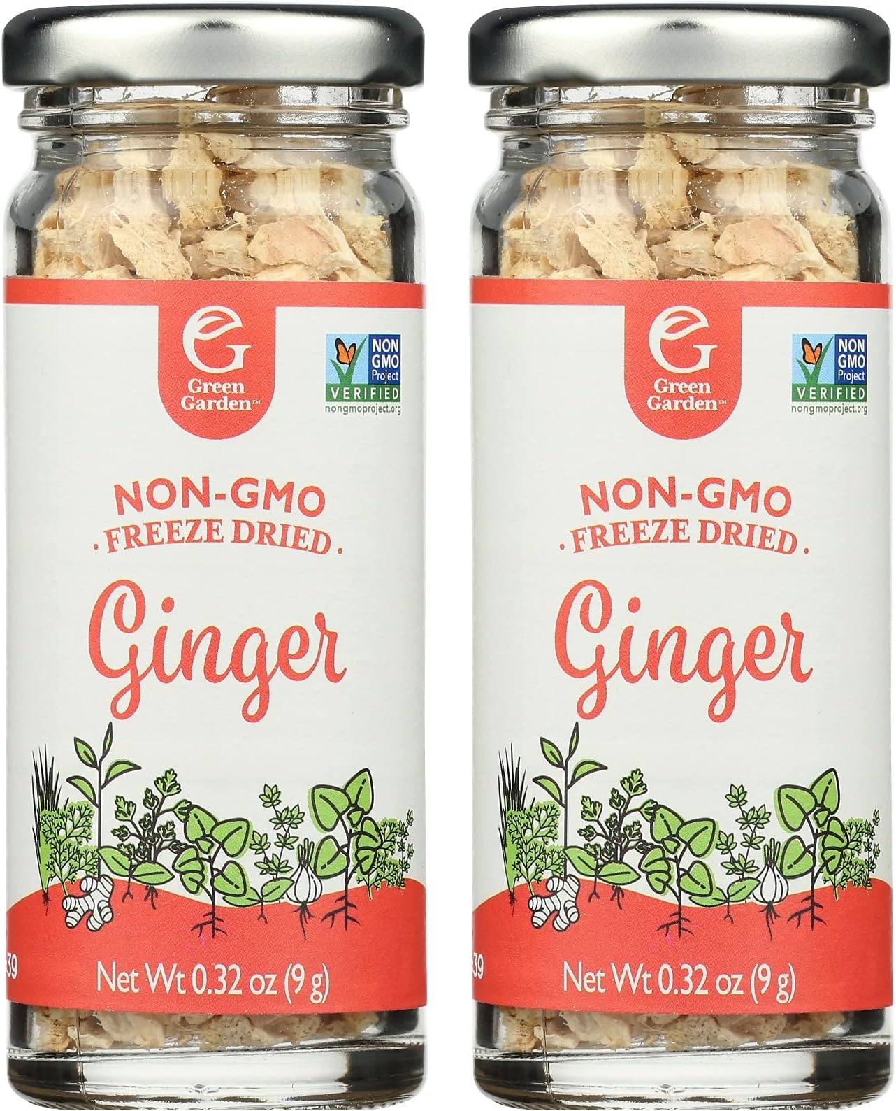 Amazon.com : Green Garden Freeze-Dried Non-GMO Ginger - Freeze Dried ...