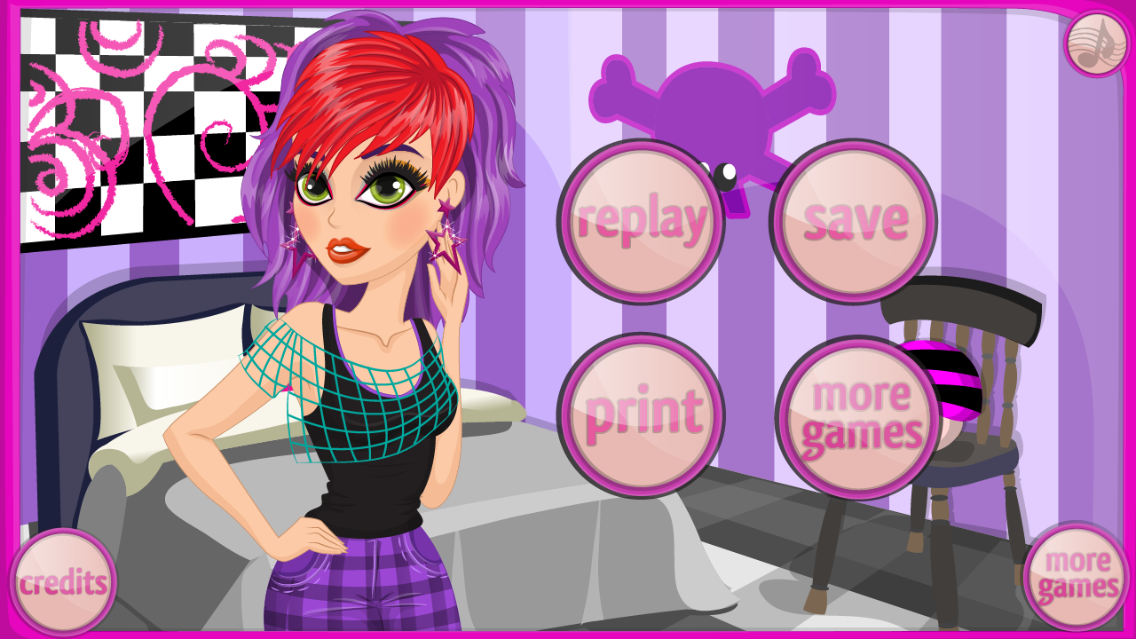 Emo Party Prep - Facial Salon, Funky Make up & Dress up - App on the ...
