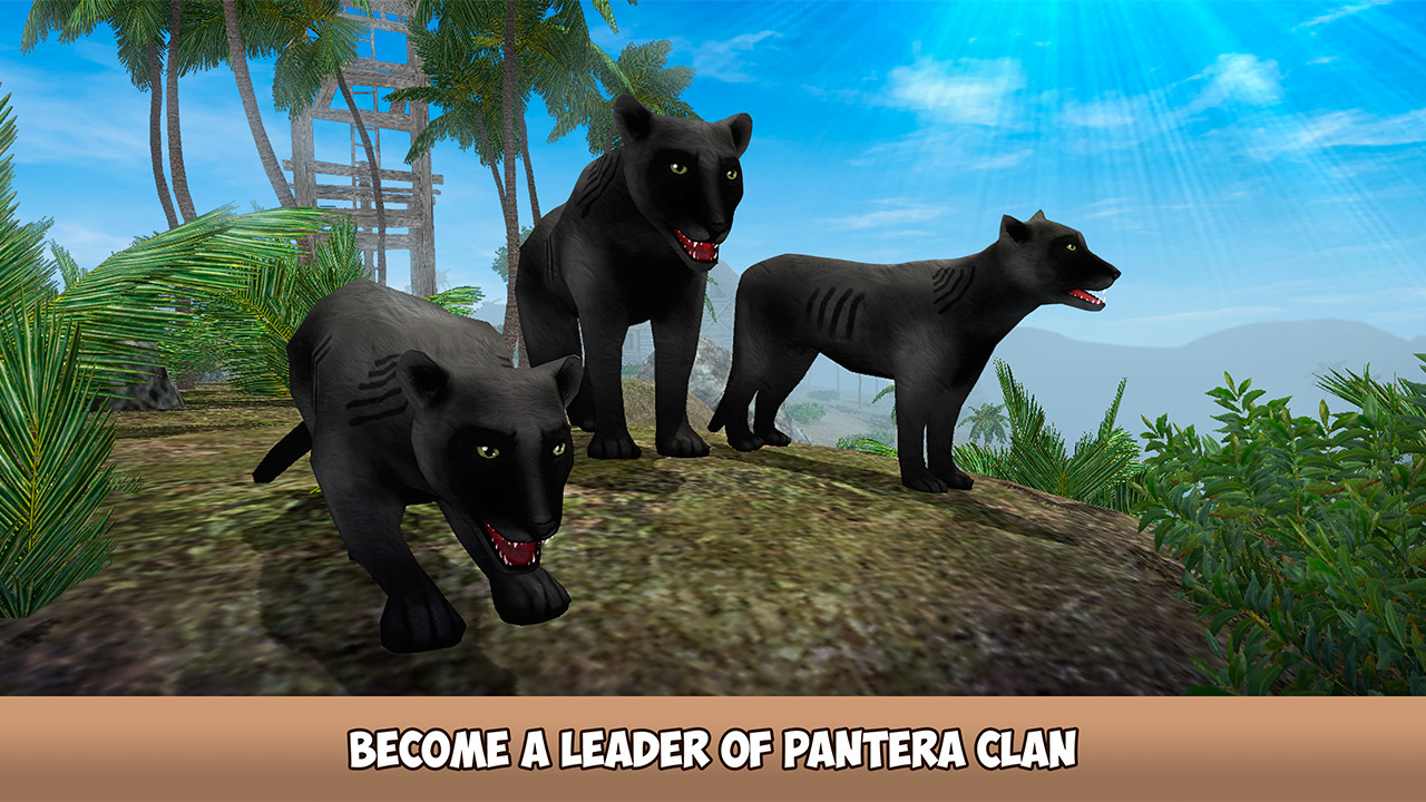 Panther Family African Life: Animal Dash Safari Big Cat Simulator ...