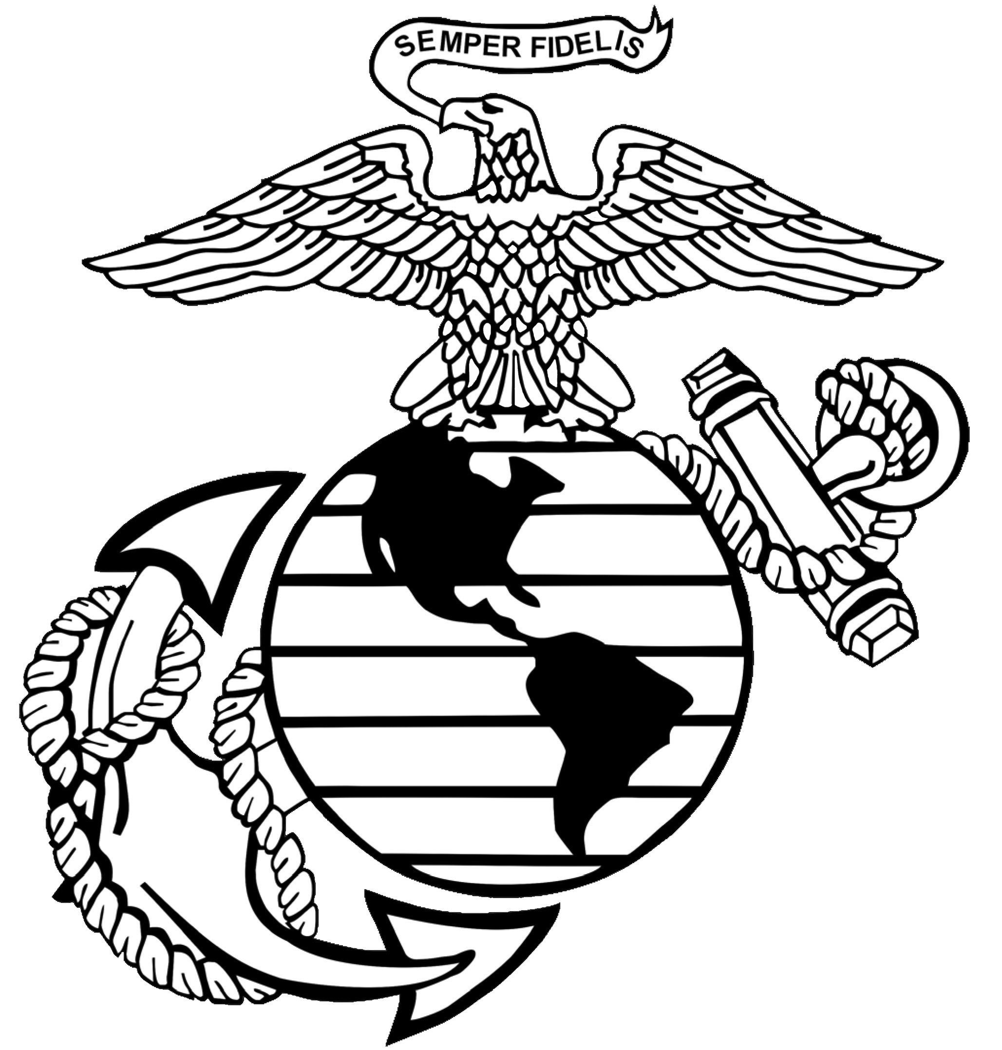 Usmc Logo Outline