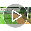 Amazon.com : LZTQD Wooden Garden Pathway Extra Wide, 8' Outdoor Walkway ...