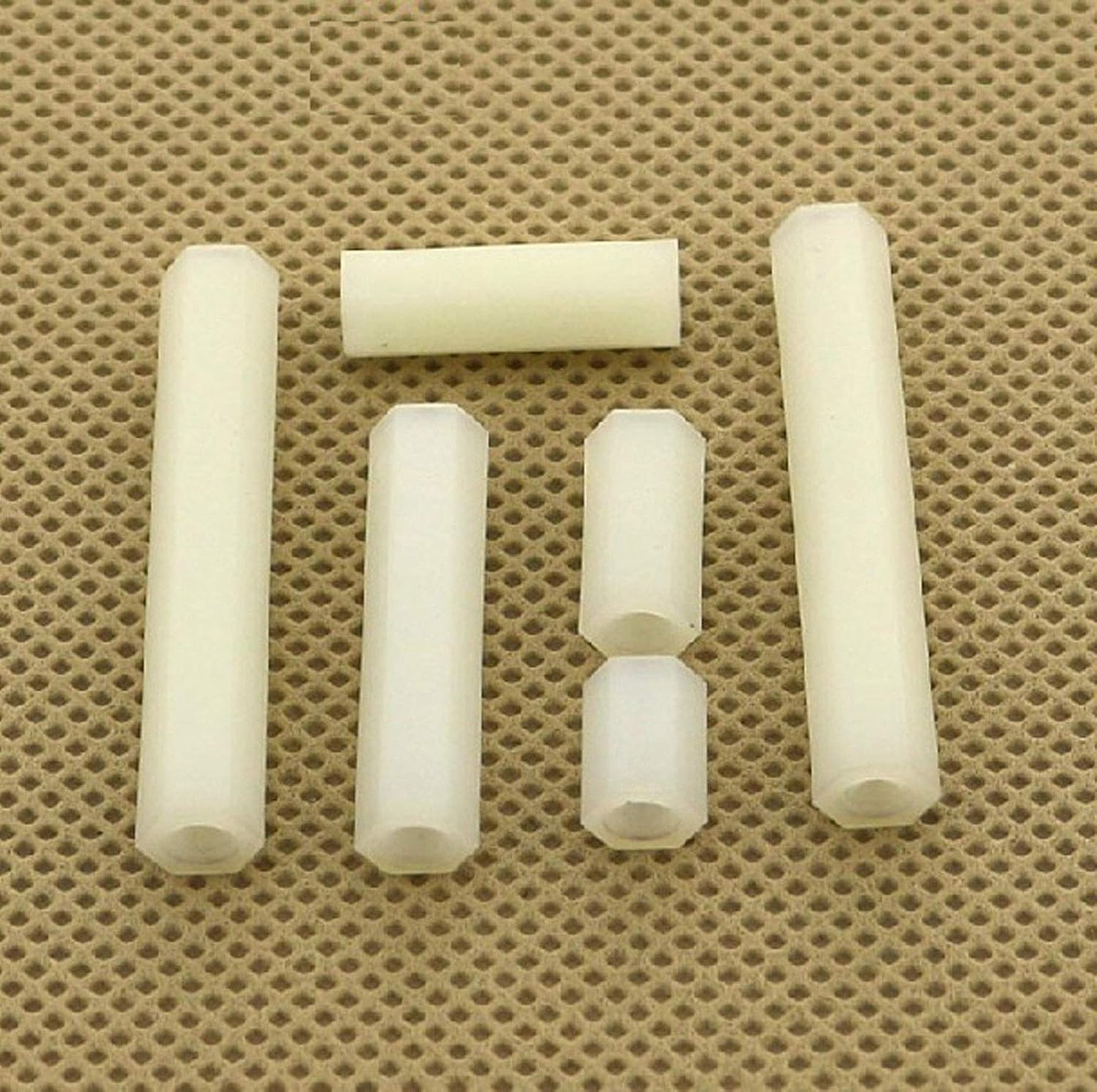 Amazon.com: 100pcs M3 x 20mm Nylon Hexagonal Pillar Nut Tapped Spacer ...