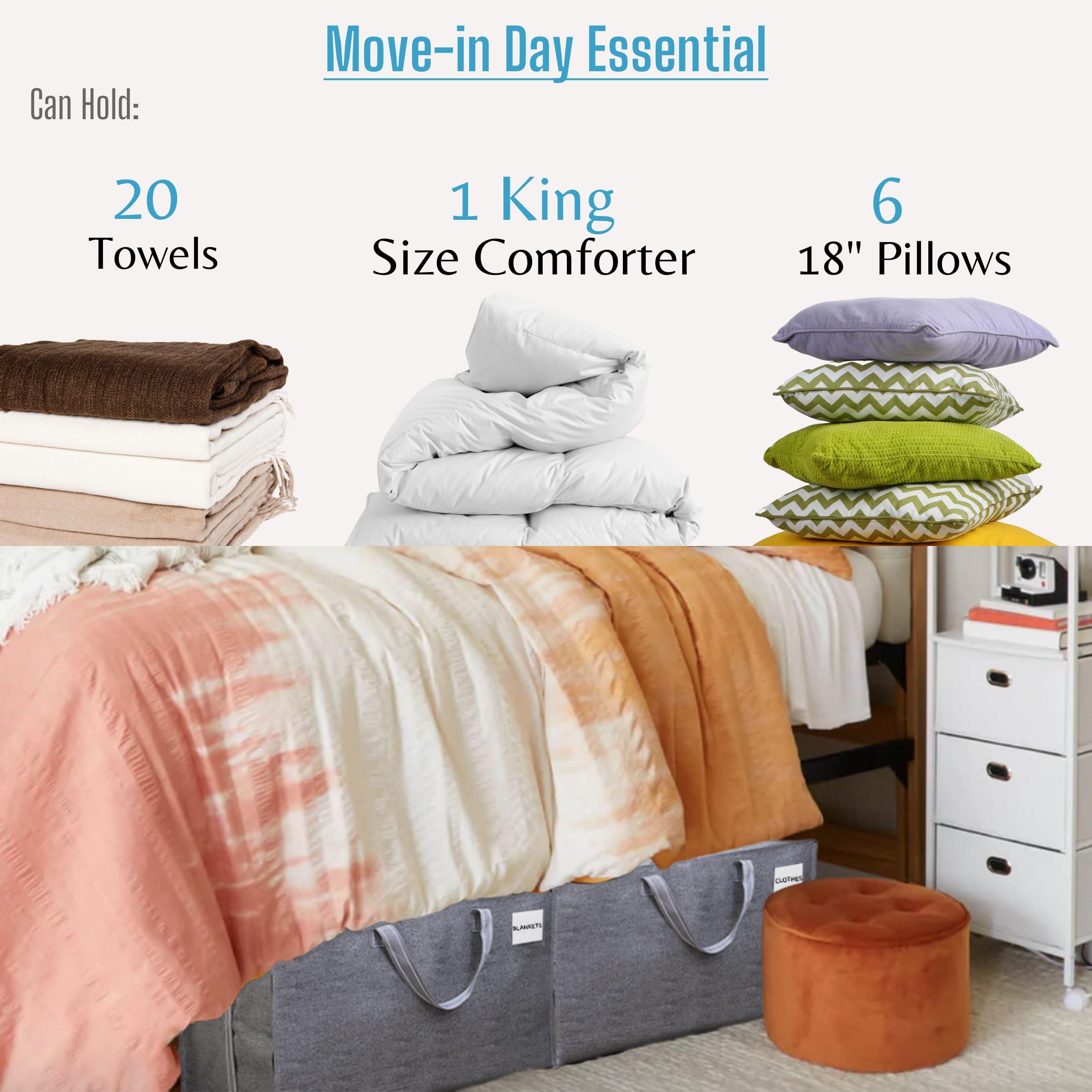 Snapklik.com : VENO 10 Pack Moving And Storage Bags, Heavy Duty ...