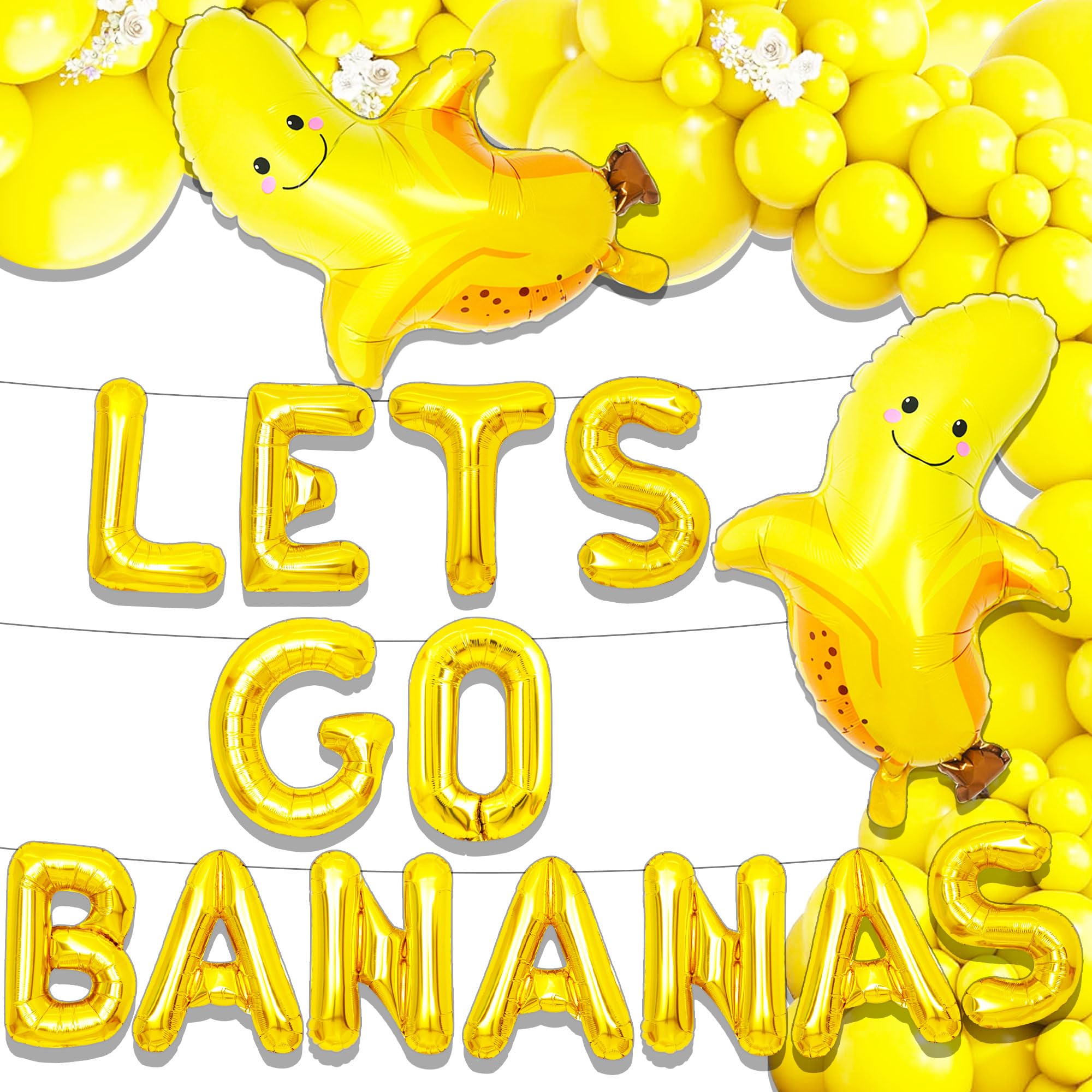 Amazon.com: Lets Go Bananas Balloons Lets Go Bananas Birthday ...