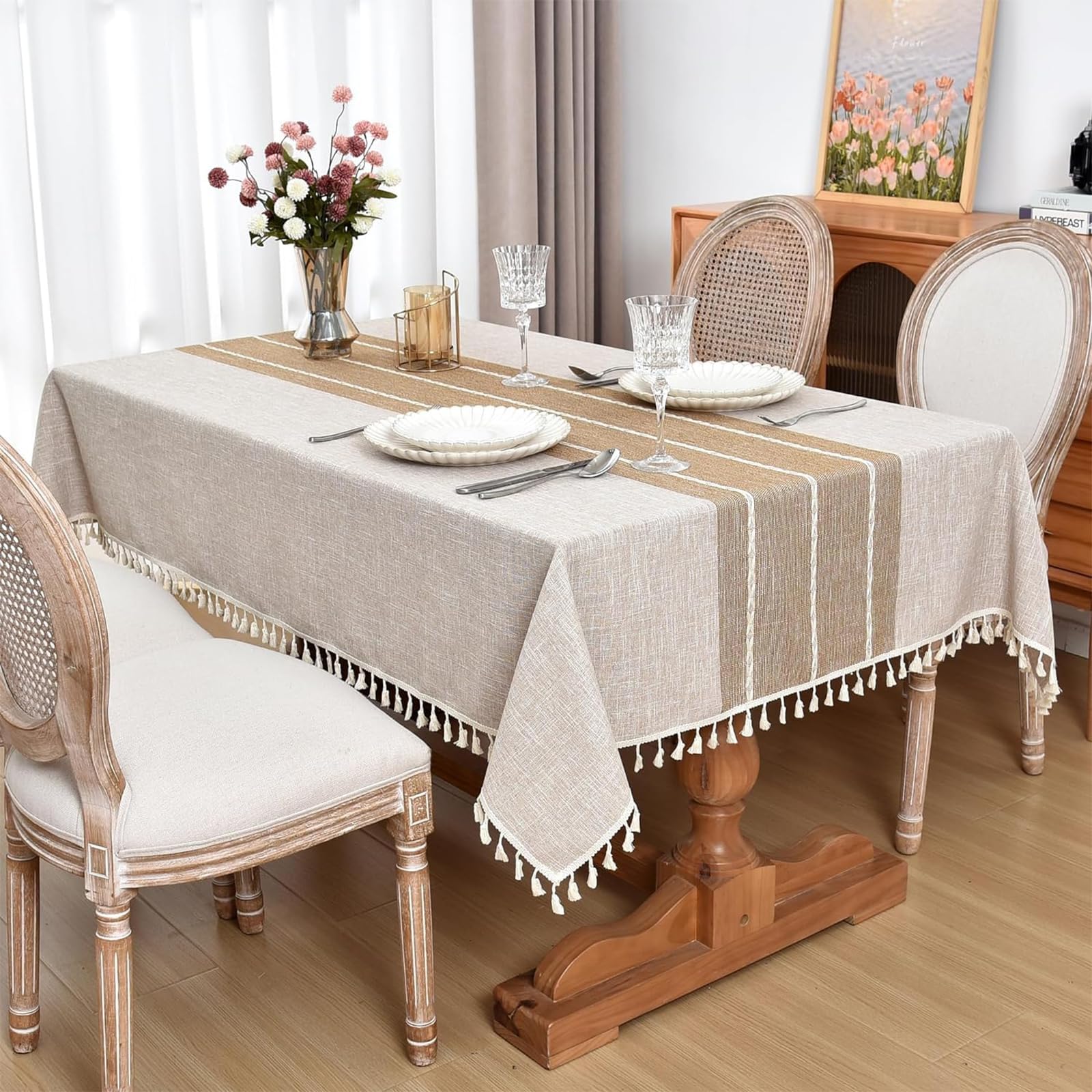 ALFER HOME Mantel Rectangular para Mesa En Jacquard Y Troquelado En El ...
