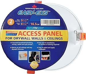 Amazon.com: EASY-EXS Access Panel Round 6.5" Spring-Clip (Max Service ...