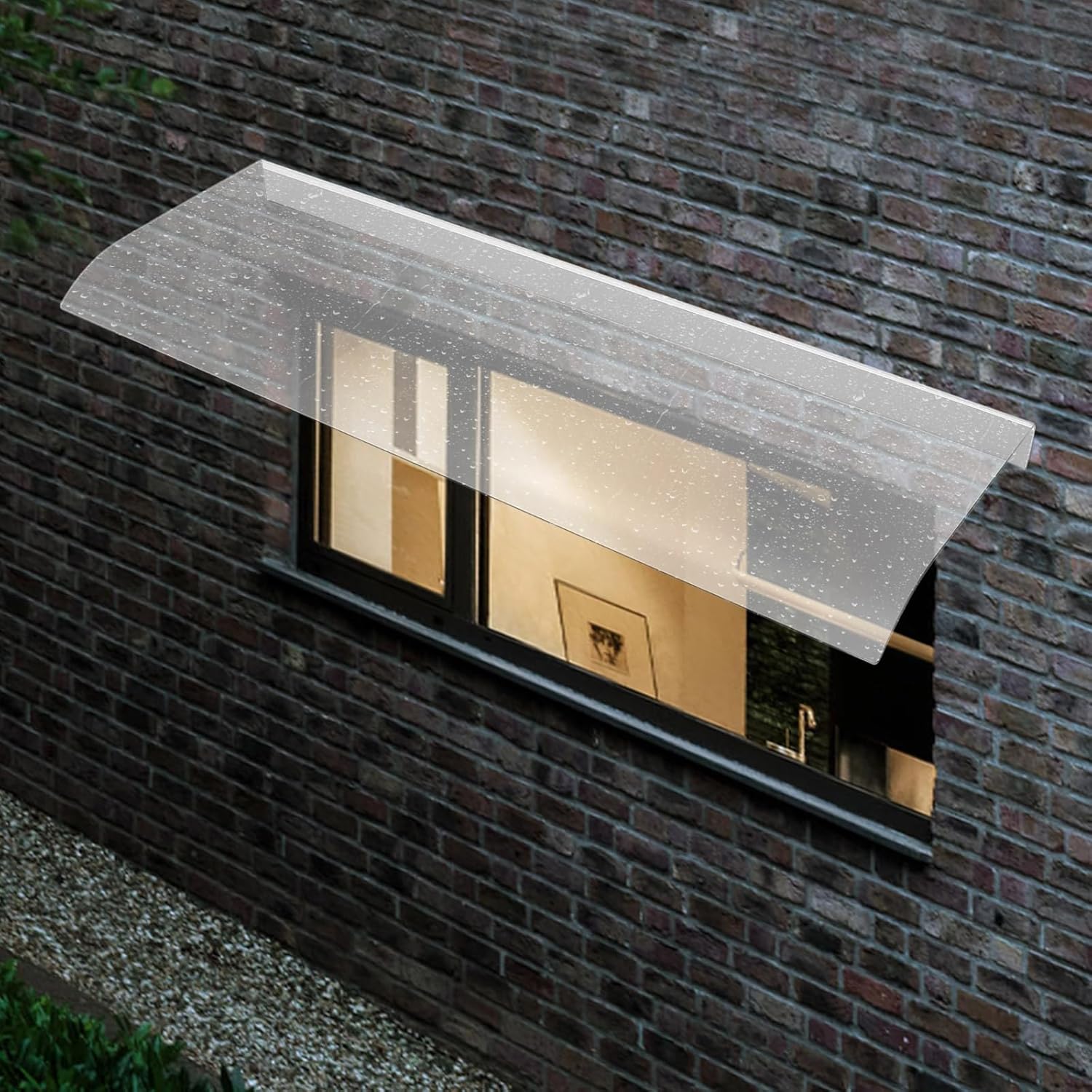 Amazon.com : Window Door Awning Canopy 39.37"x 15.7", Polycarbonate ...