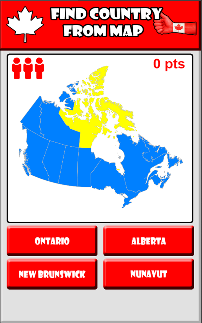 Canada Provinces Quiz - App on Amazon Appstore