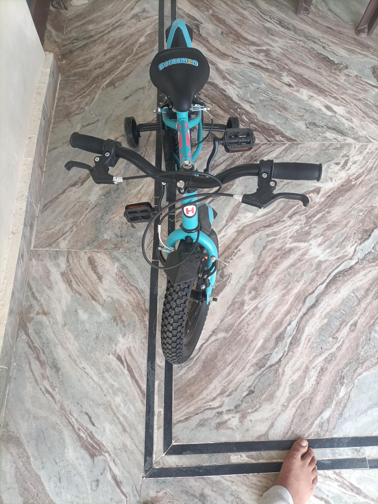 Buy Hero Doraemon Flower Power 14T Bicycle for Kids with Mudguard and ...