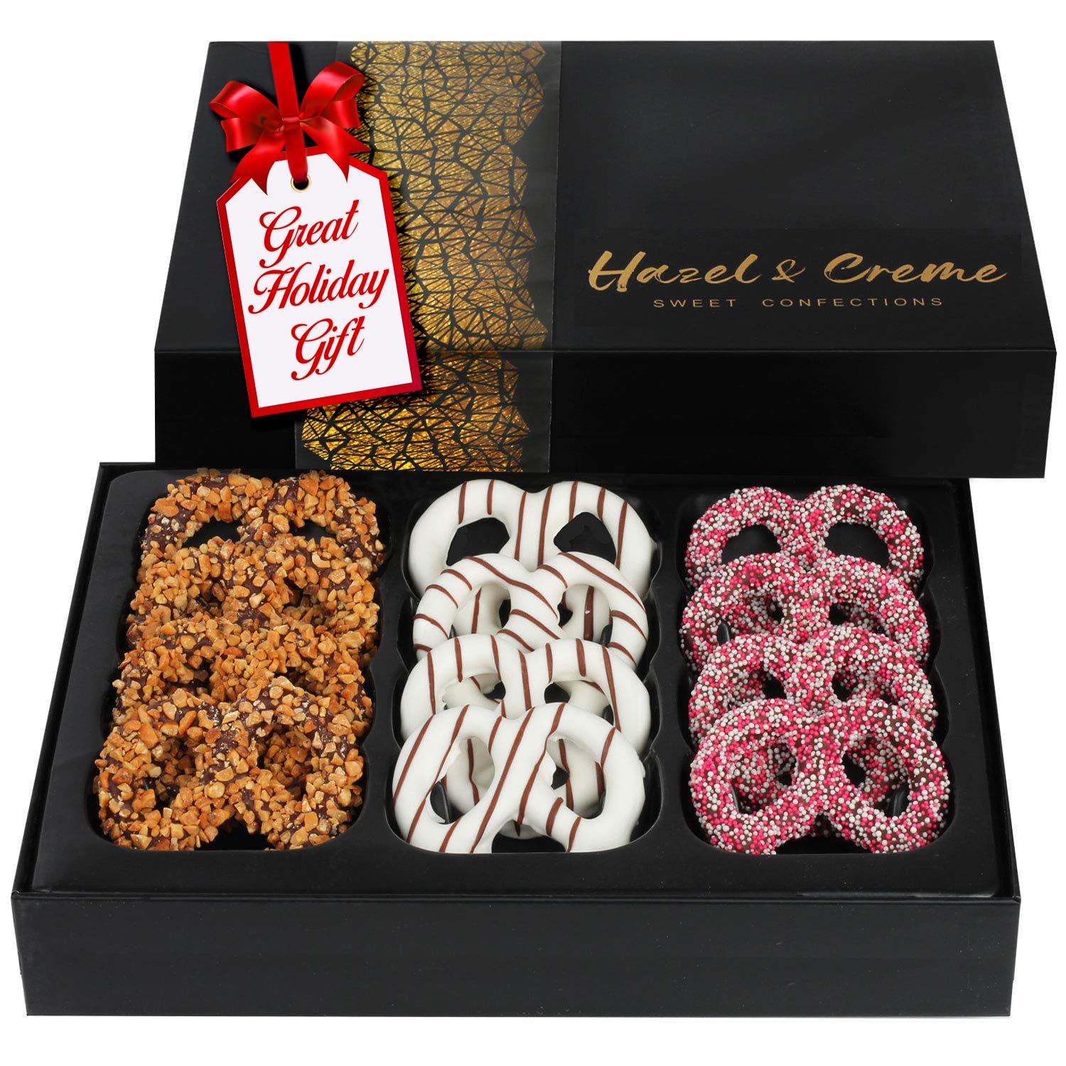 Amazon.com : Christmas Pretzel Gift Basket - Gourmet Pretzels ...